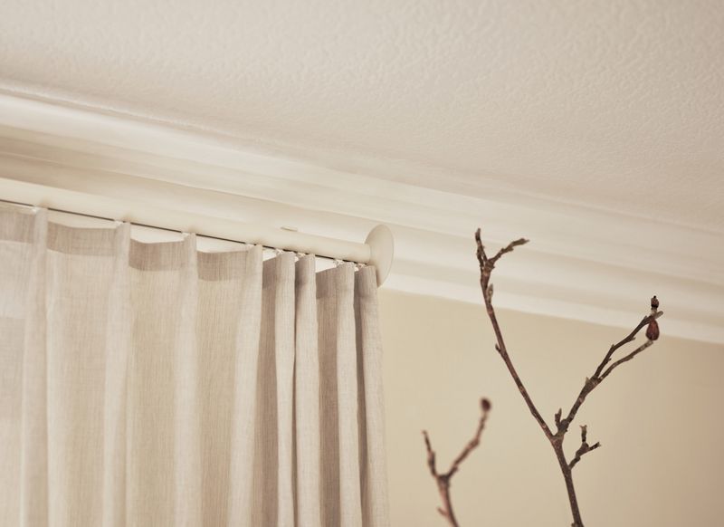 Swiss pleat curtains