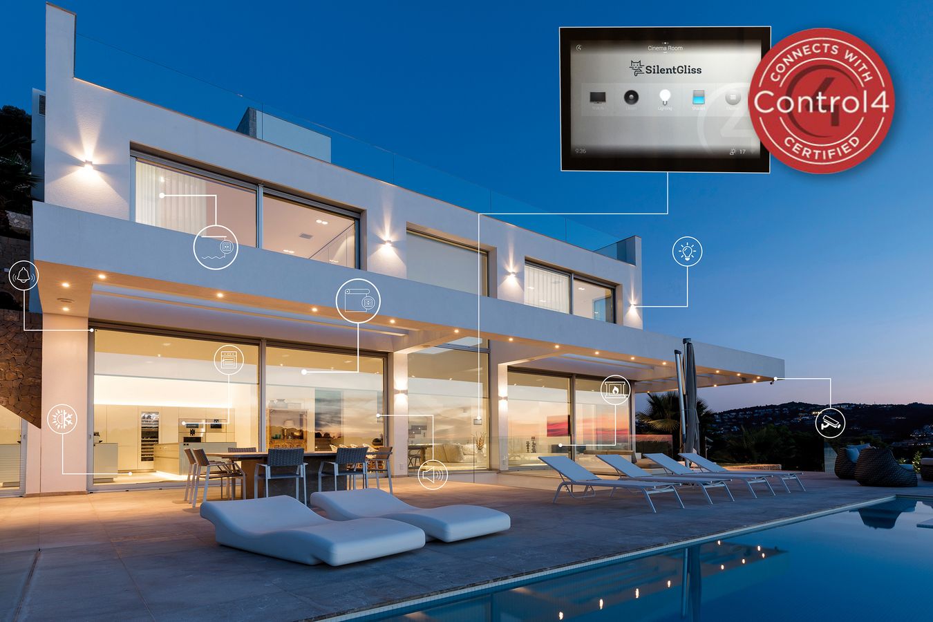 silent gliss control4